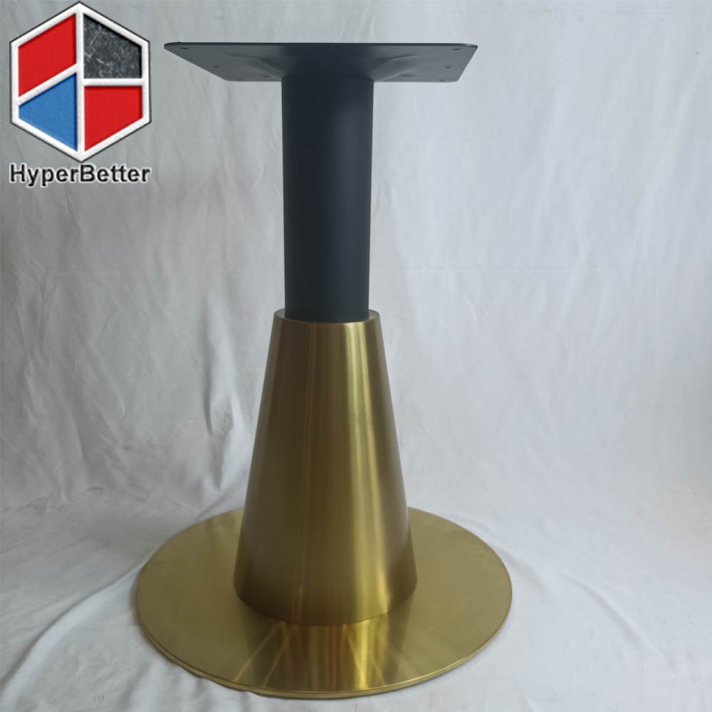 Gold Conical Coffee Table Stand - Marble table| Granite table|Stone ...