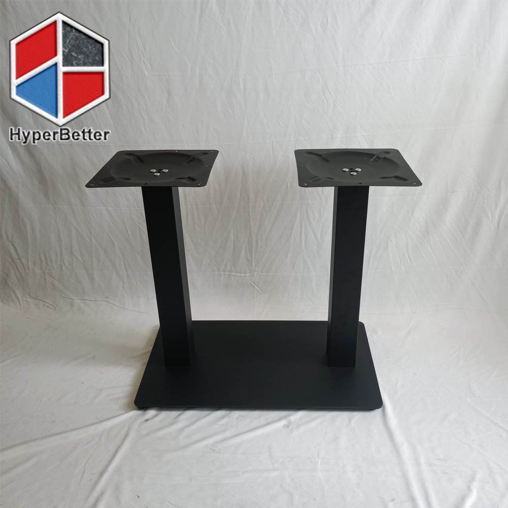 Black powder coated table base - Marble table| Granite table|Stone ...